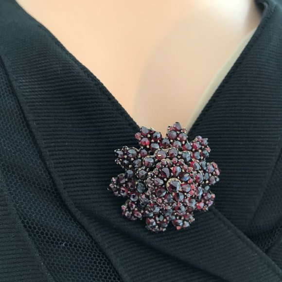 Jewelry | Vintage Garnet Brooch | Poshmark
